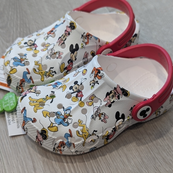CROCS | Shoes | Disney Mickey And Friends Crocs Baya White | Poshmark